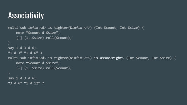 Perl6 operators and metaoperators | PDF | Programming Languages | Computing