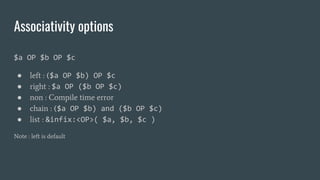Perl6 operators and metaoperators | PDF
