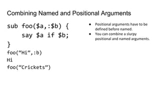 Perl6 signatures | PDF | Programming Languages | Computing