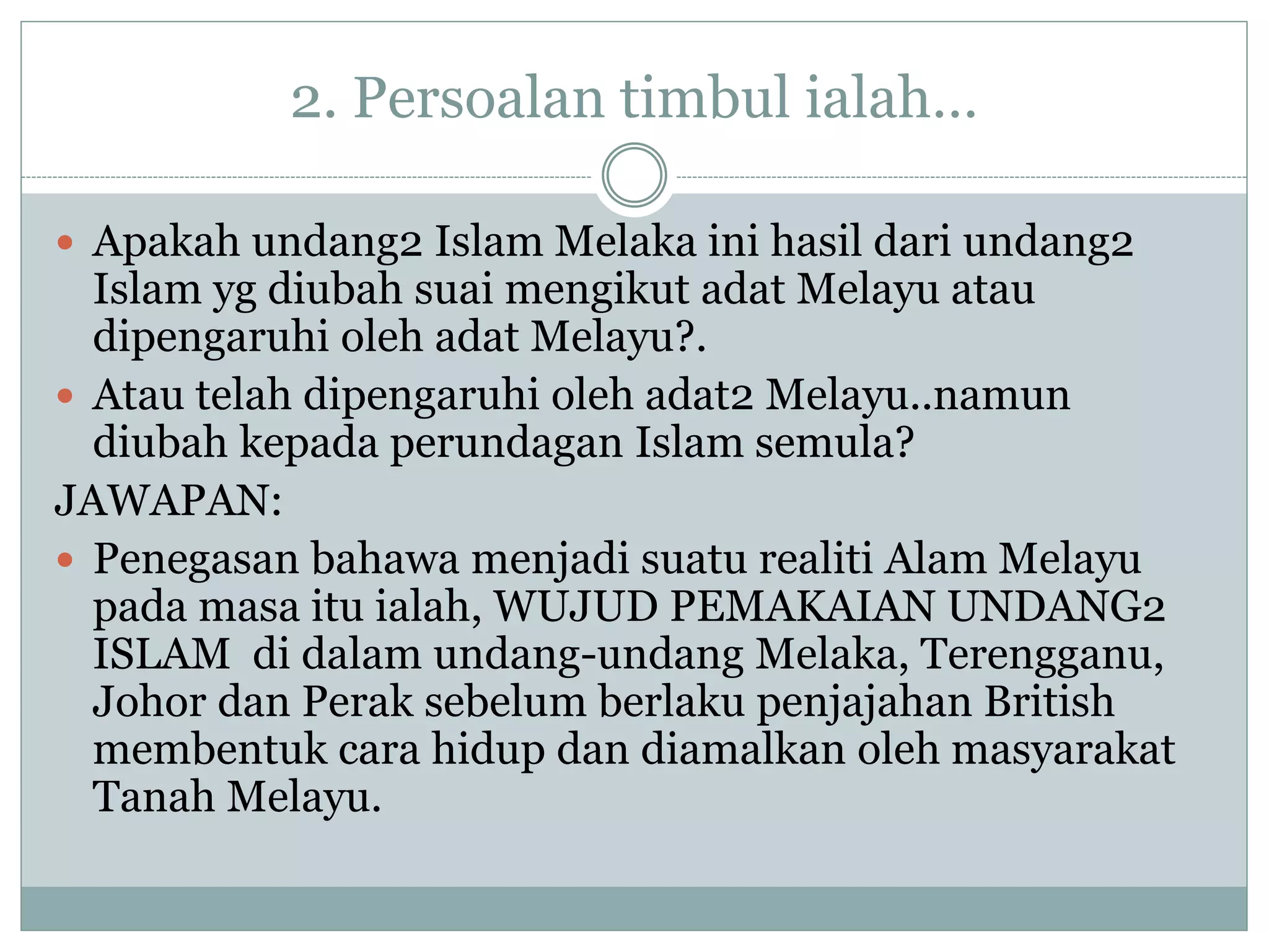 Perlaksanaan Perundangan Islam dari Sudut Sejarah (2018) | PDF