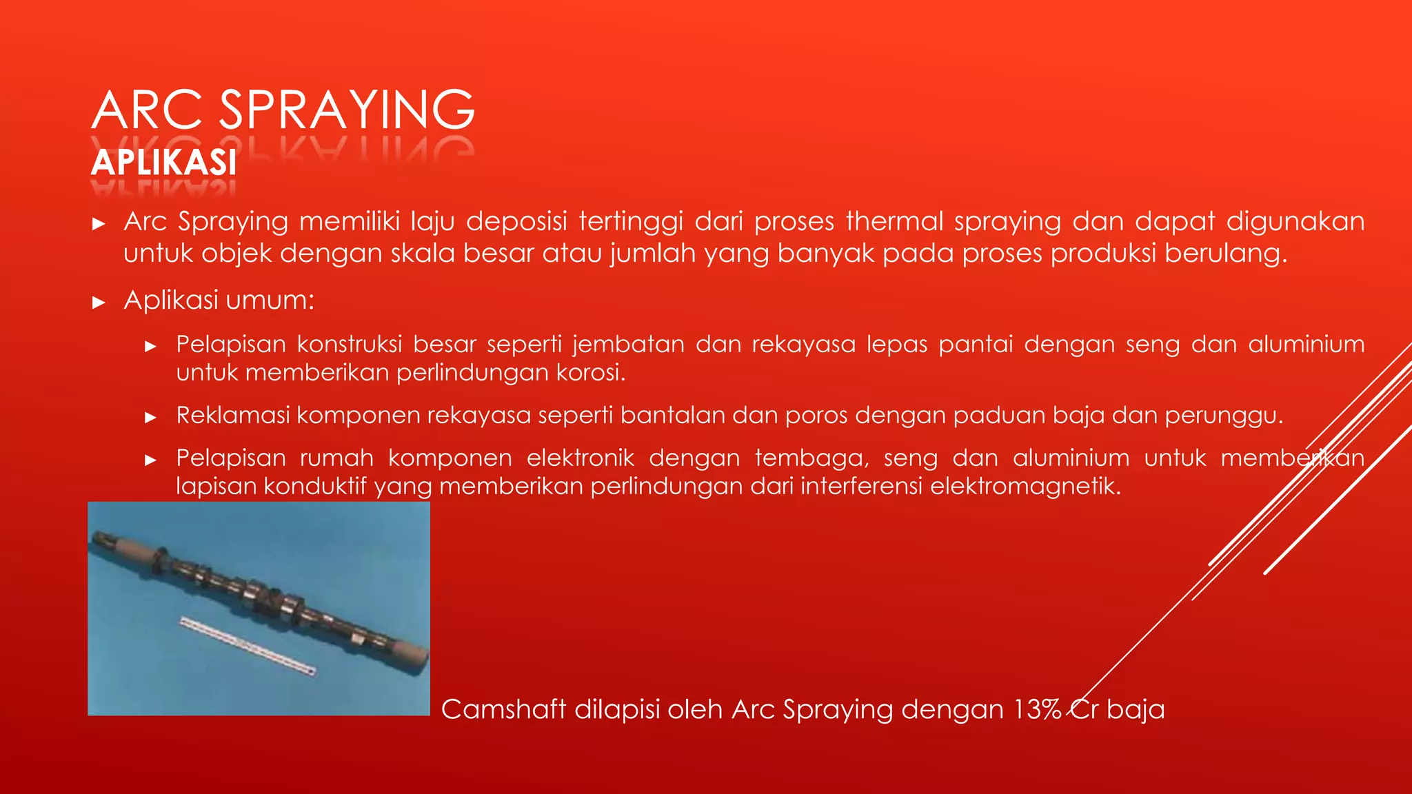 Perlakuan permukaan ARC SPRAYING | PPT