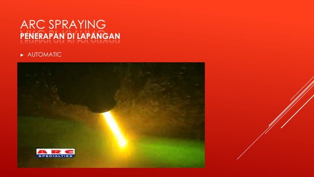 Perlakuan permukaan ARC SPRAYING | PPT