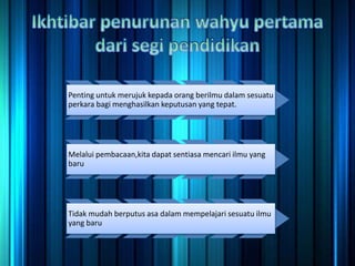Perlantikan nabi sbg rasul (nina, anies) | PPT