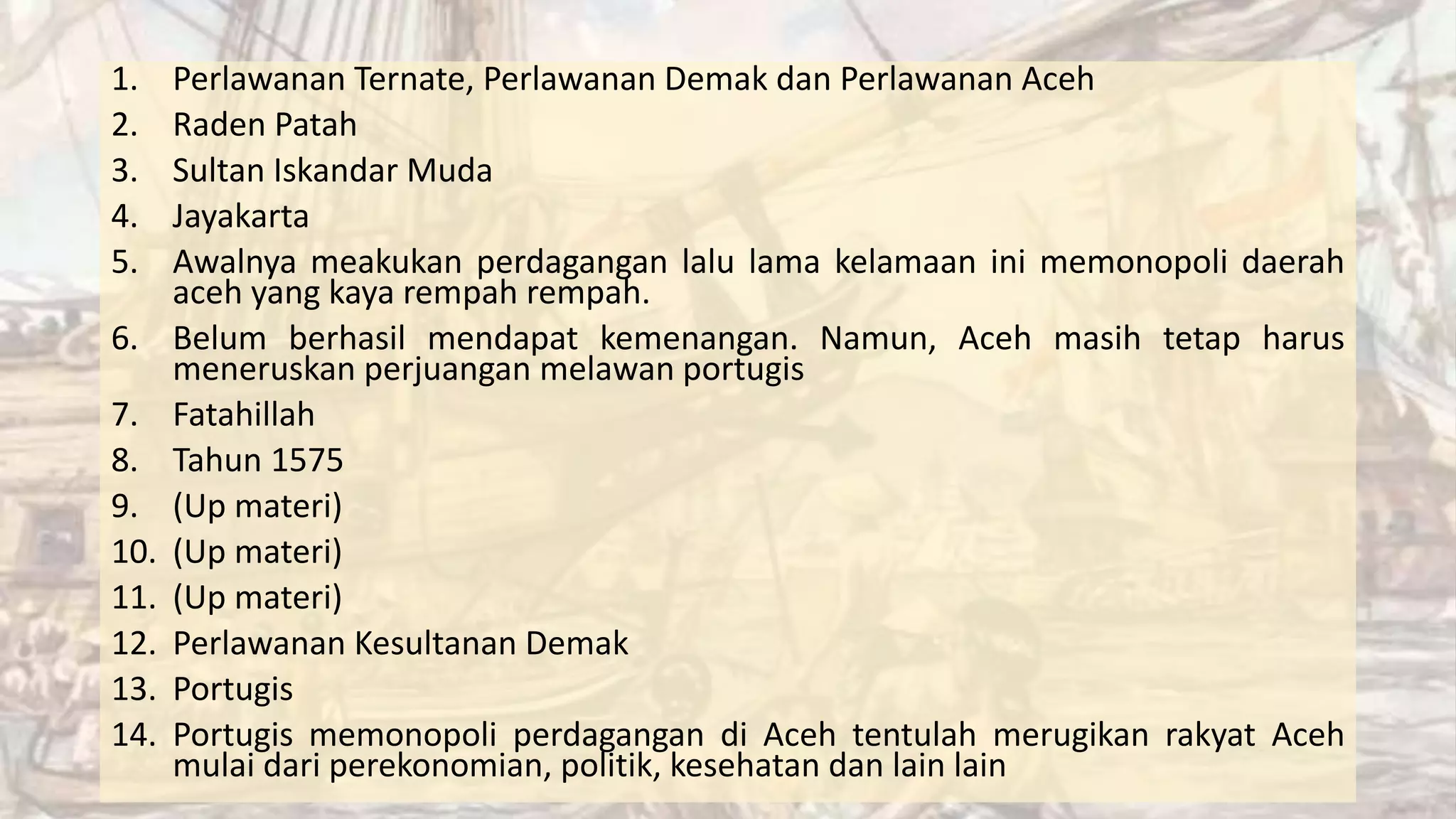Perlawanan Indonesia Terhadap Kolonialisme dan Imperialisme | PPTX