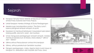 Perlawanan kerajaan ternate tidore | PPTX