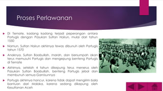 Perlawanan kerajaan ternate tidore | PPTX