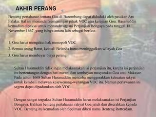 Perlawanan maluku makasar kepada voc | PPTX