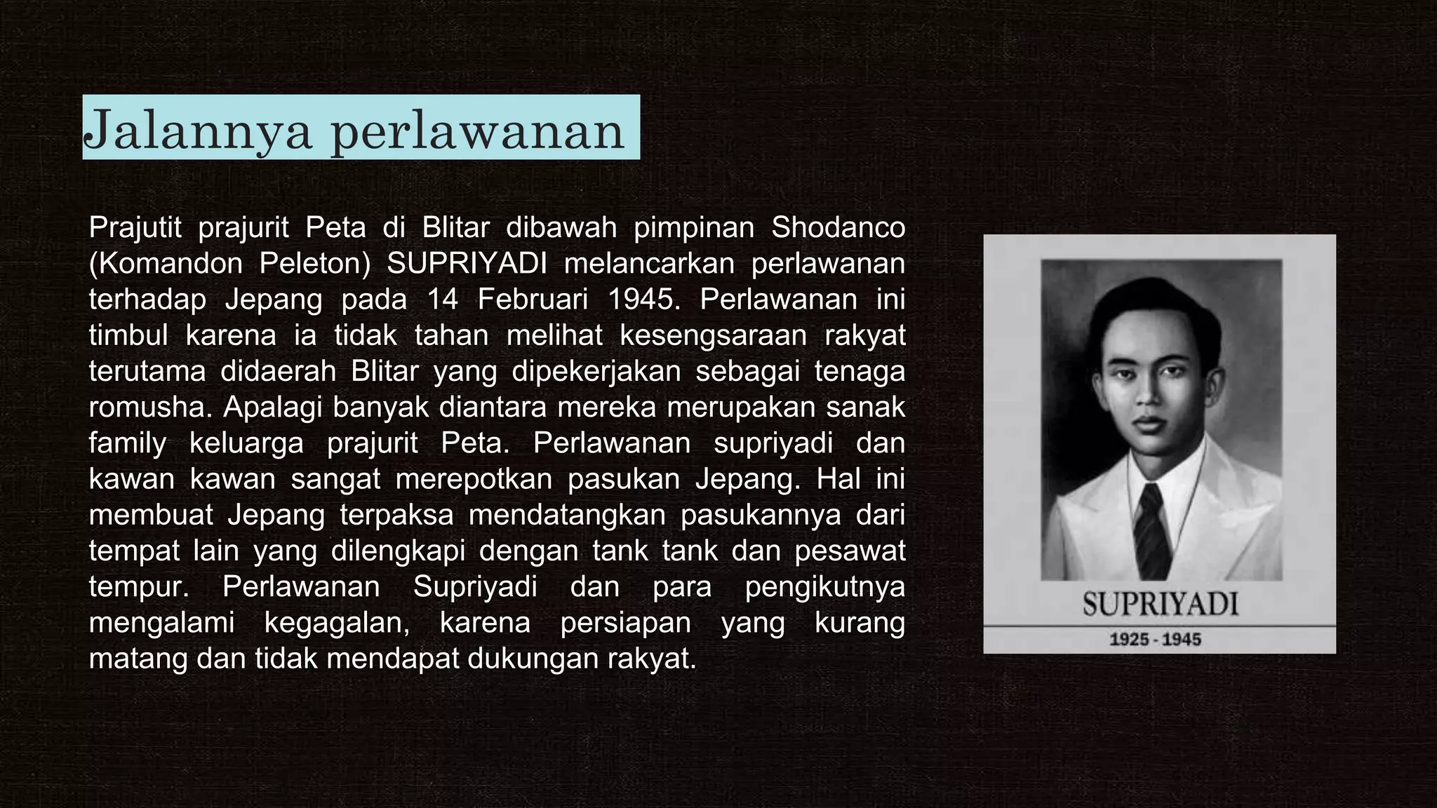 Perlawanan Peta Di Blitar | PPTX