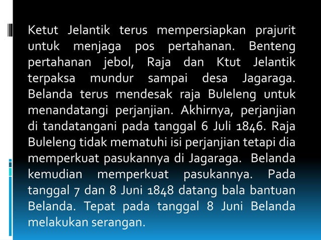 Sejarah Perlawanan Rakyat Bali terhadap Belanda | PPTX