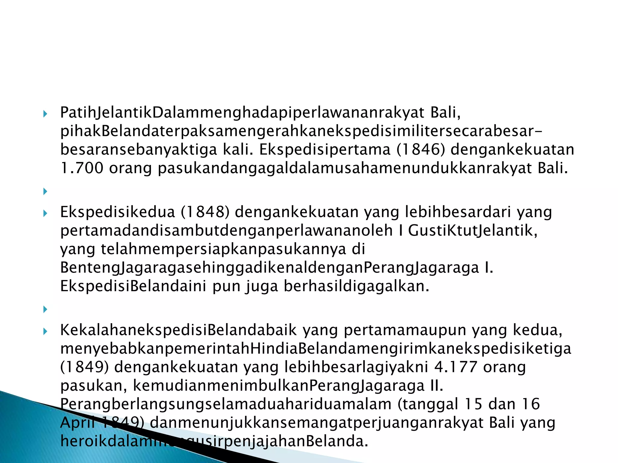 Perlawanan rakyat bali,banjar dan tapanuli | PPTX