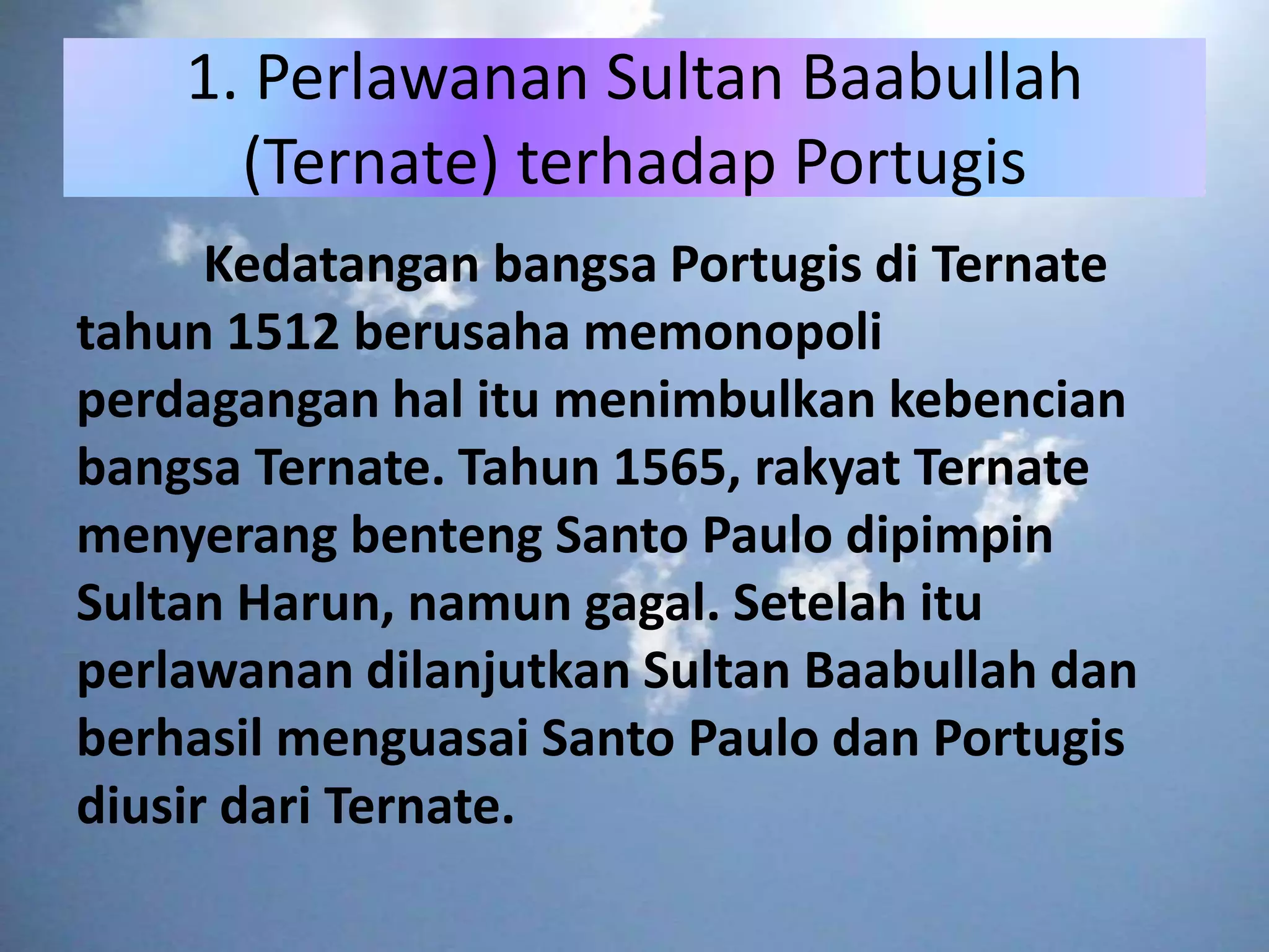 Perlawanan rakyat indonesia terhadap kolonial belanda | PPTX