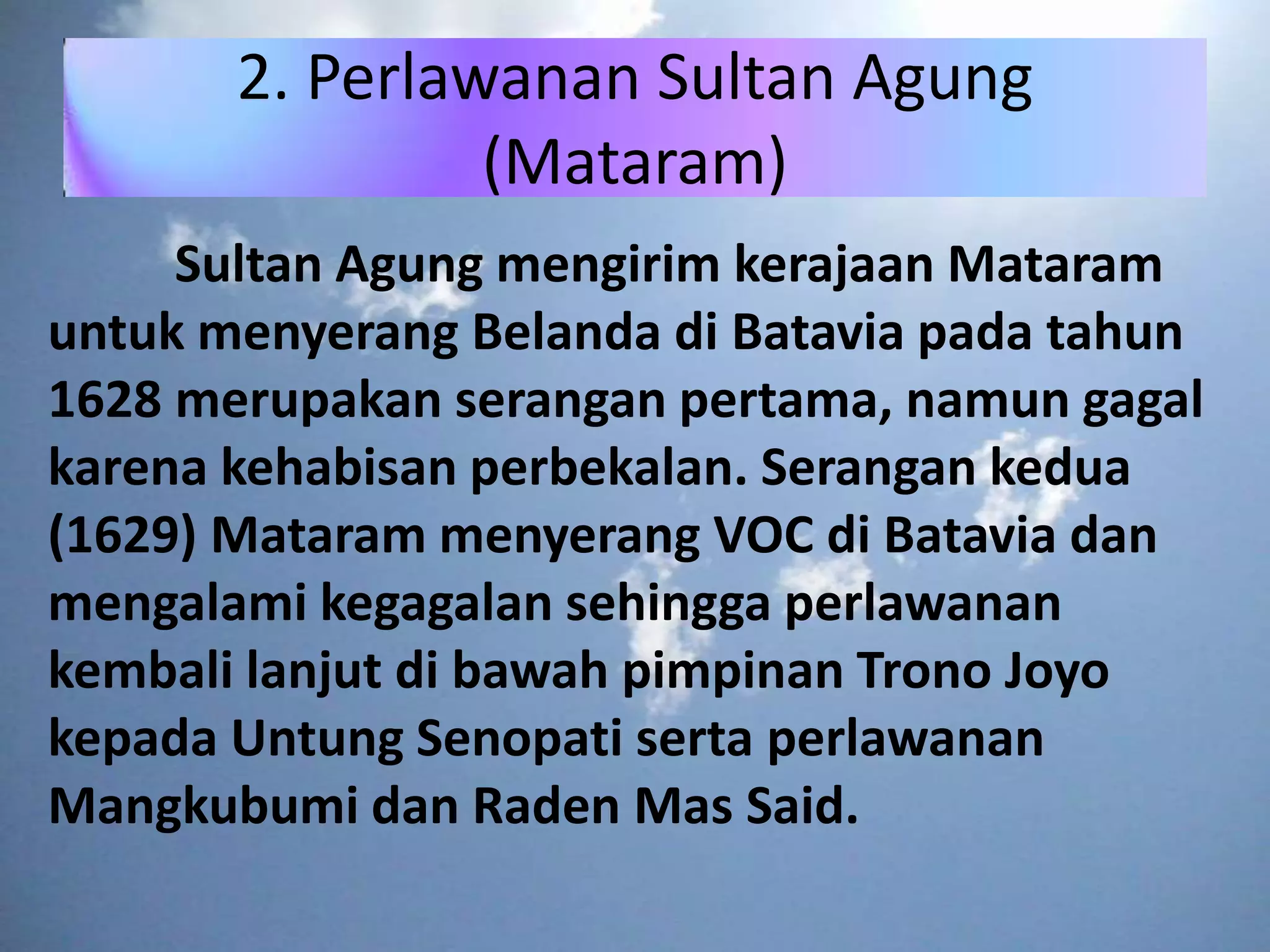 Perlawanan rakyat indonesia terhadap kolonial belanda | PPTX