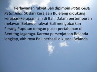 Perlawanan rakyat indonesia terhadap kolonial belanda | PPTX