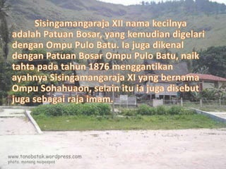 Perlawanan si singamangaraja xii | PPTX
