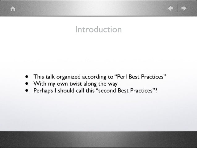 Perl best practices v4 | PDF
