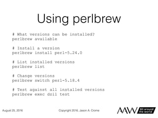 Perl Development Environment Tooling | PDF | Operating Systems | Computer Software and Applications