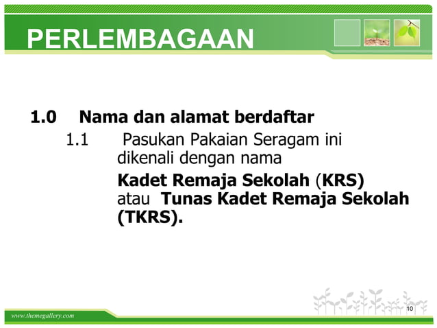 PERLEMBAGAAN KRS TKRS.pdf. SEJARAH KRS, LOGO TKRS | PPT