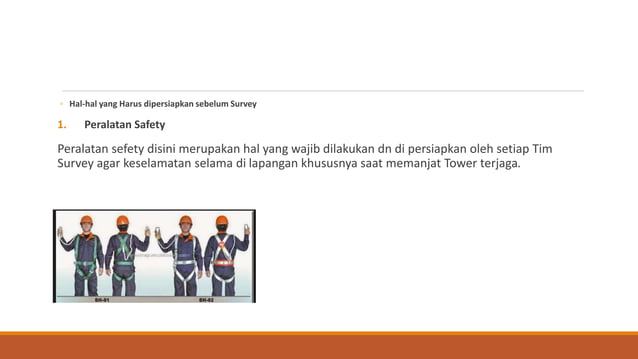 Perlengkapan dan komponen pada bts | PPTX