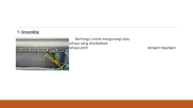 Perlengkapan dan komponen pada bts | PPTX