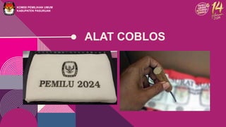 Perlengkapan logistik Pemilu tahun 2024.pptx