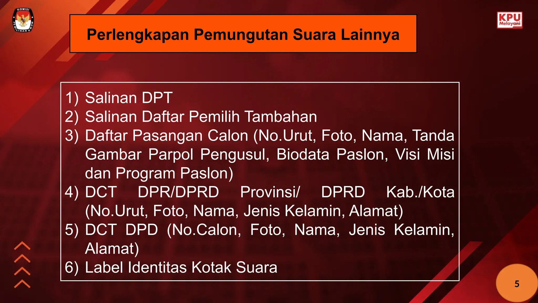 Perlengkapan Pemilu 2024_Perlengkapan Pemilu 2024 | PPTX