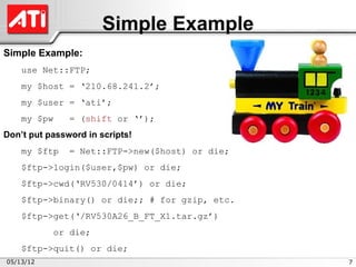 Perl Intro 6 Ftp | PPT