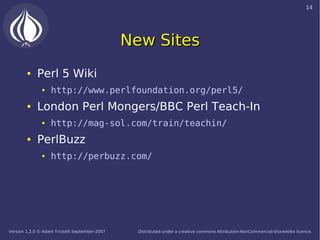 Perl Introduction (OLD - NEARLY OBSOLETE) | PPT