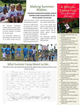 Perlman foundation October 2012 newsletter | PDF