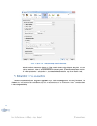 Perl on Netbeans - User Guide - v0.5 | PDF
