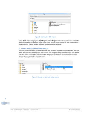 Perl on Netbeans - User Guide - v0.5 | PDF