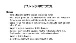 perls prusian blue stain in hematology.pptx | Blood Disorders ...