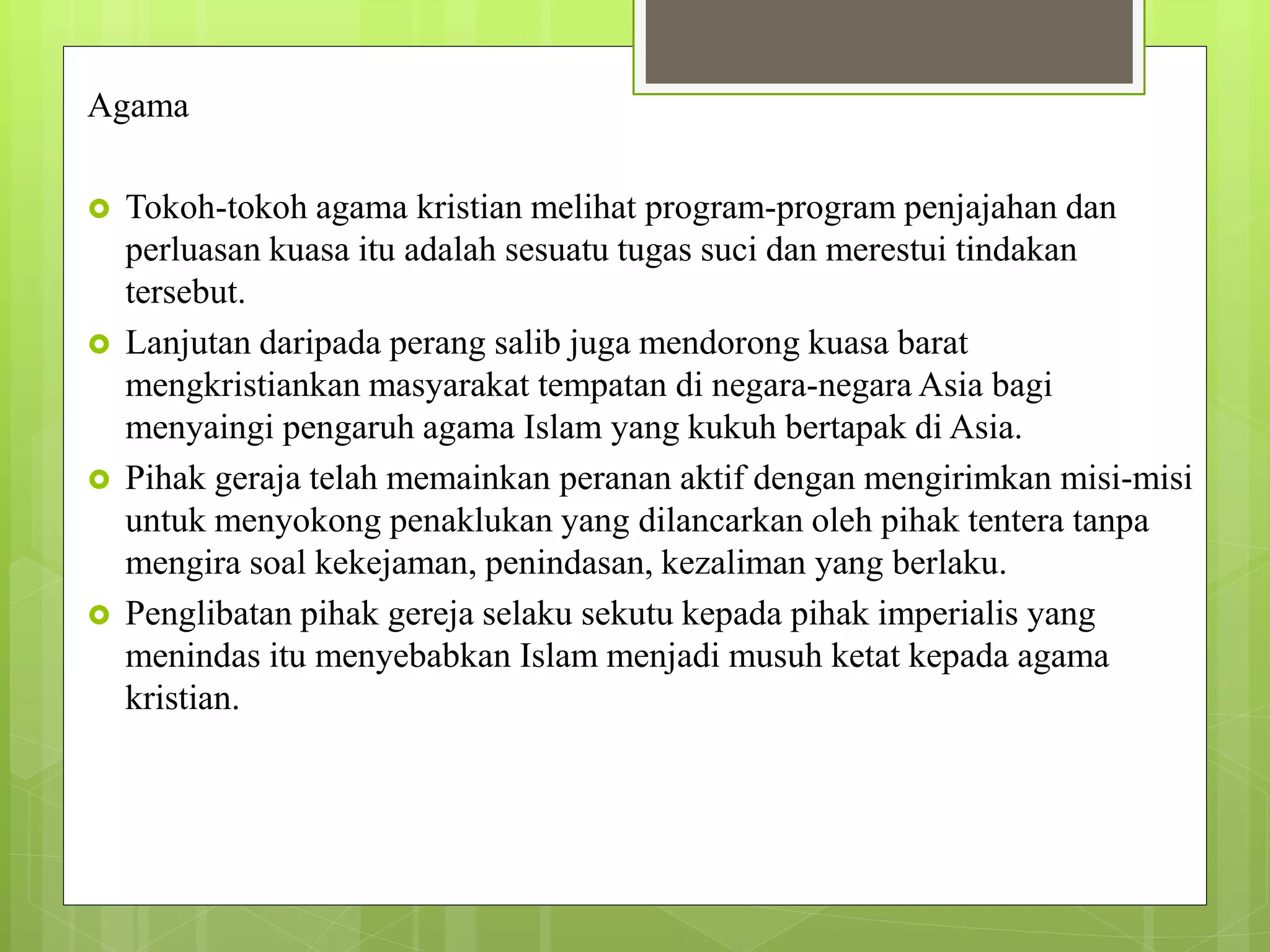 Sejarah : Perluasan Kuasa Barat Pada Zaman Uthmaniyah ( STPM ) | PPTX