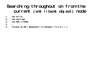 Perl Xpath Lightning Talk | PPT | Web Design and HTML | Internet