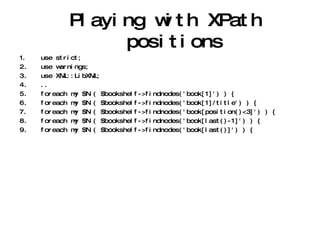 Perl Xpath Lightning Talk | PPT | Web Design and HTML | Internet