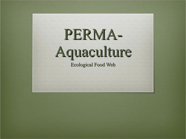 Perma Aquaculture | PPT