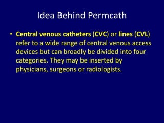 PermacathPlacement under US guaidance DR. muhammad Bin Zulfiqar | PPTX