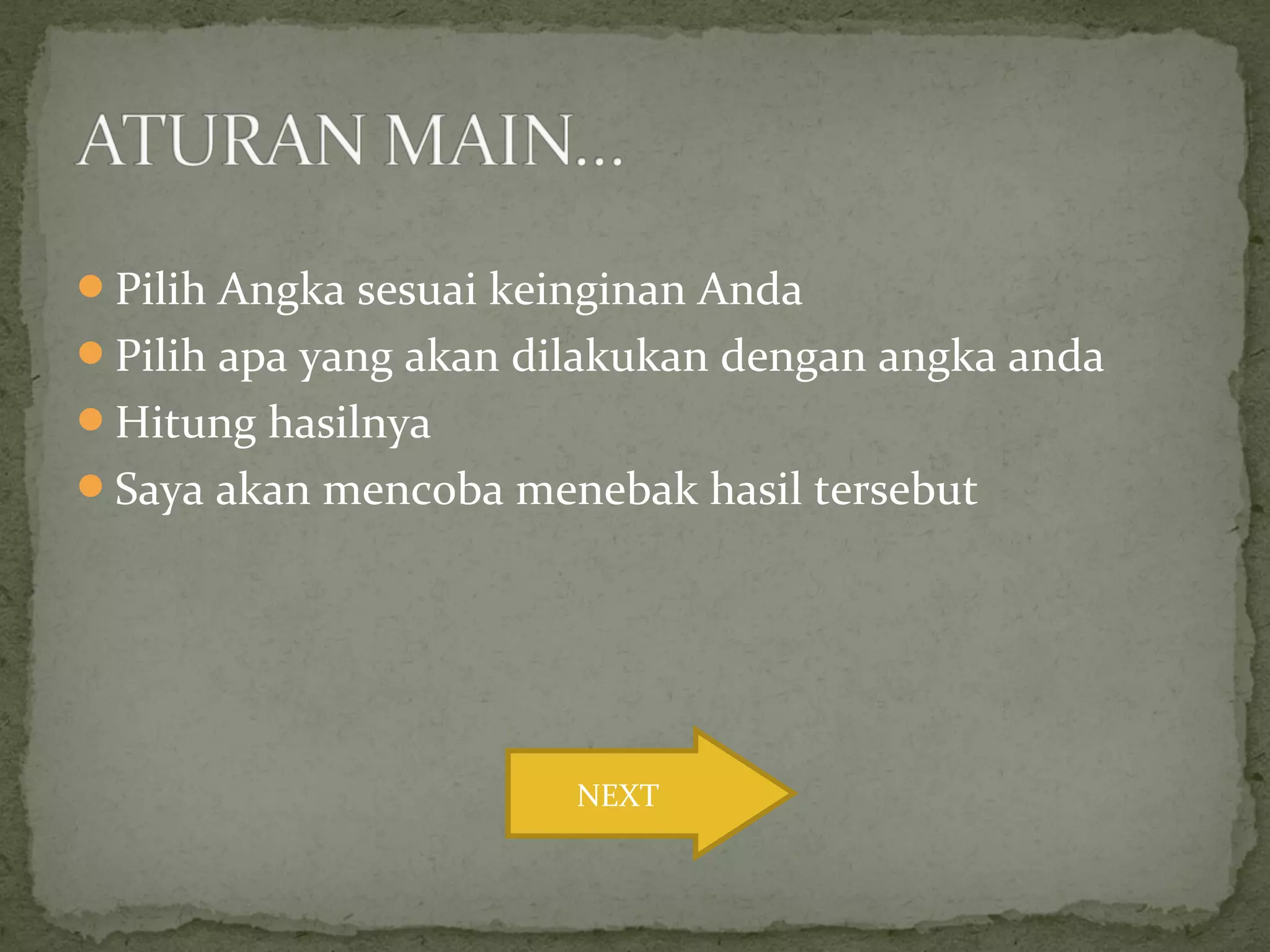 Permainan Angka Sederhana dalam PPT | PPS