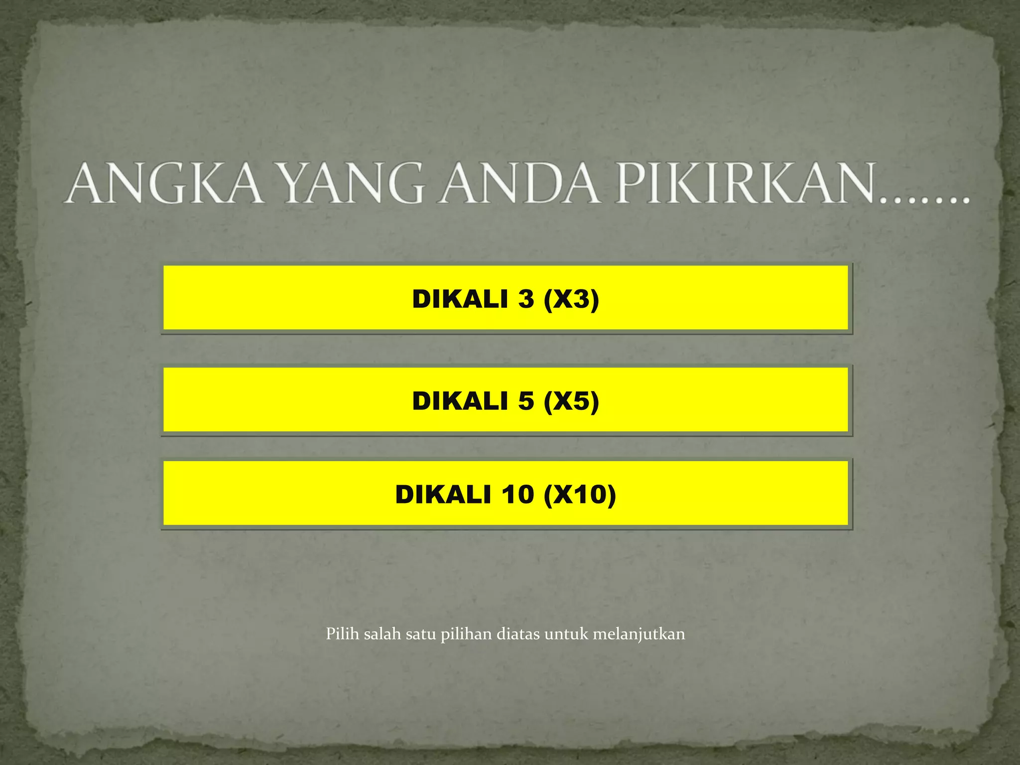 Permainan Angka Sederhana dalam PPT | PPT