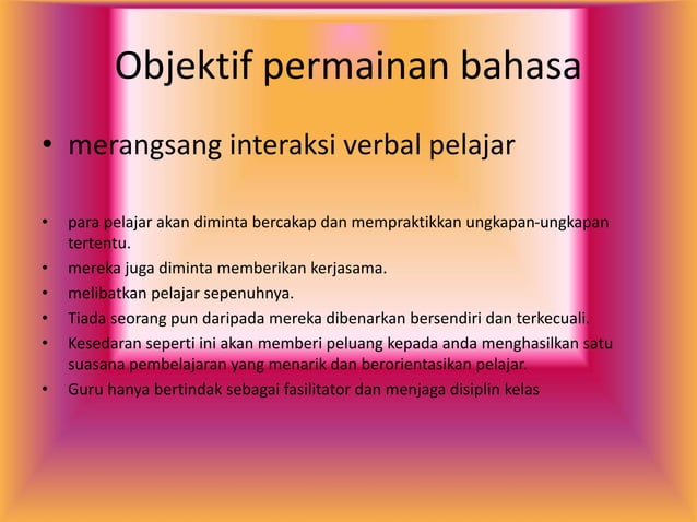 Permainan bahasa | PPTX