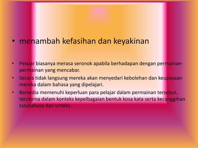 Permainan bahasa | PPTX