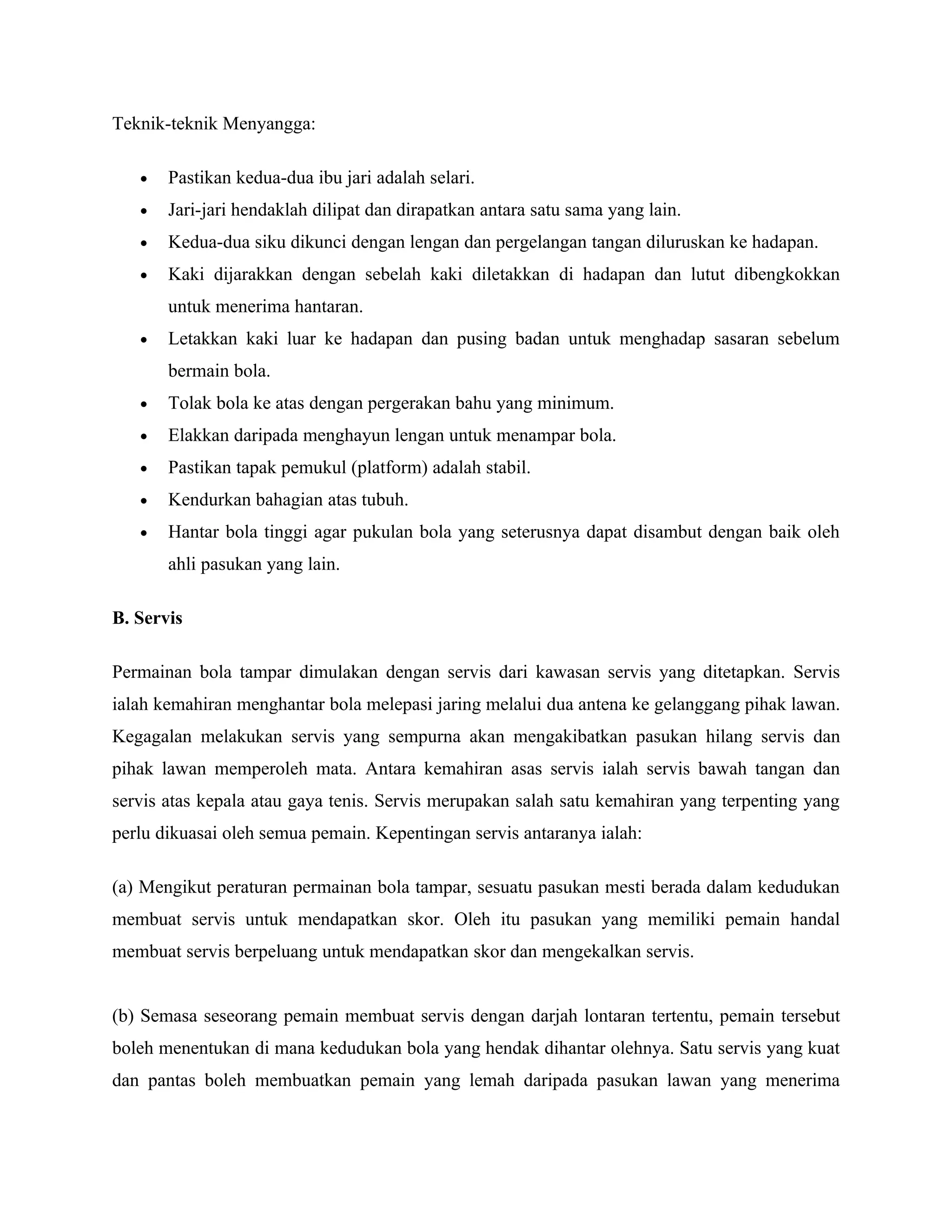 Permainan bola tampar | DOC