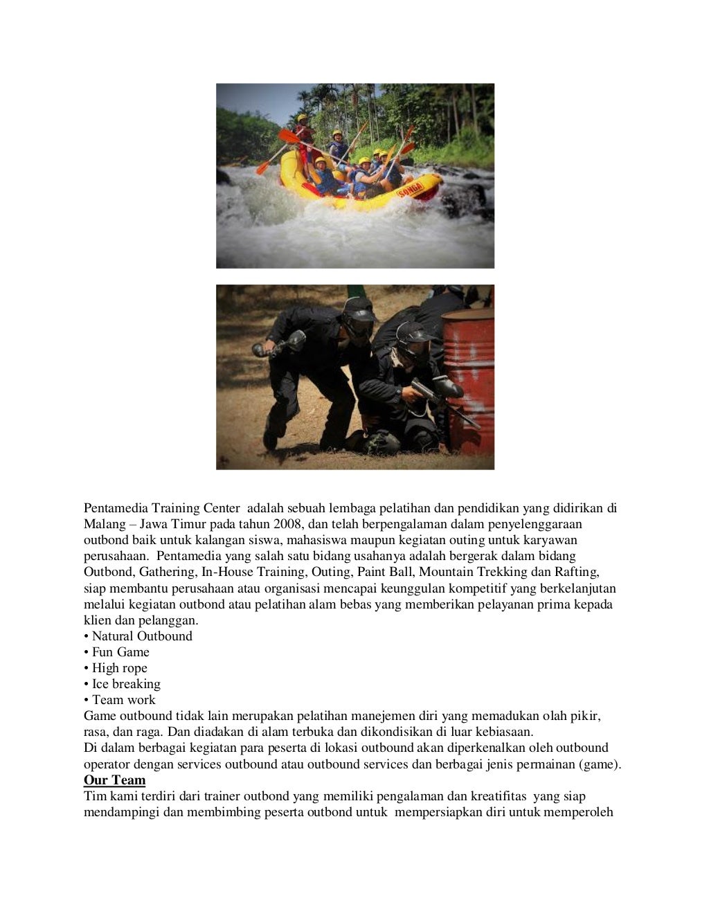 Permainan Outbound Tanpa Alat, Permainan Outbound Sederhana, Permainan ...