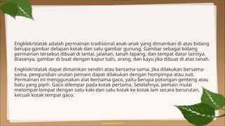 pemembelajaran Permaianan tradisional indonesia | PPT