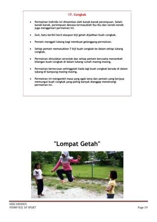 Permainan tradisional malaysia | DOCX