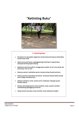 Permainan tradisional malaysia | DOCX