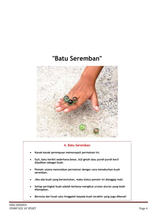 Permainan tradisional malaysia | DOCX