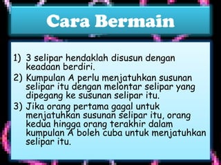 Permainan tradisional tuju selipar | PPTX