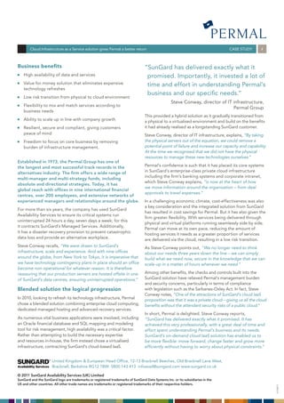 Permal case study (IaaS, Hosting, Citrix Management & Intrusion ...