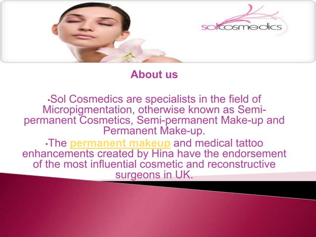 Permanent Makeup Pptx Makeup And Accessories Beauty