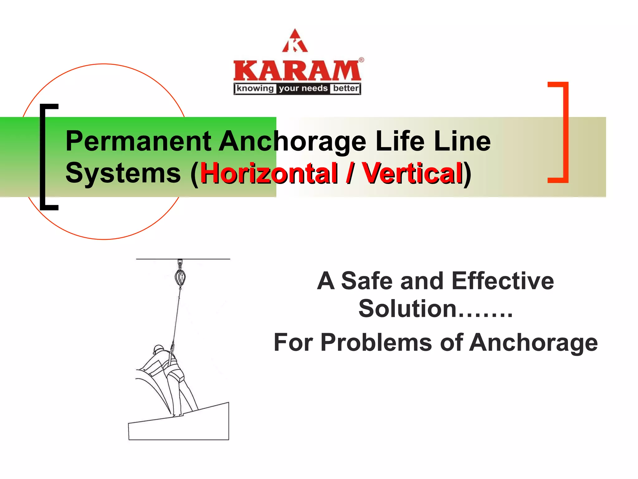 Permanent Anchorage Life Line | PPT